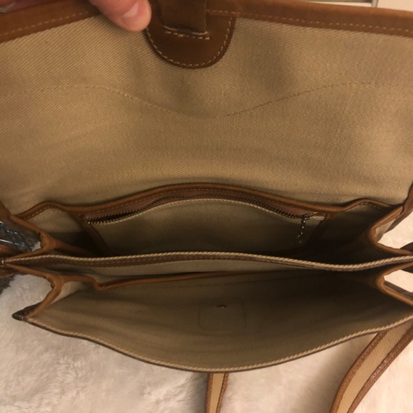 Vintage Ghurka | Bags | Vintage Canvas Leather Messenger Satchel ...